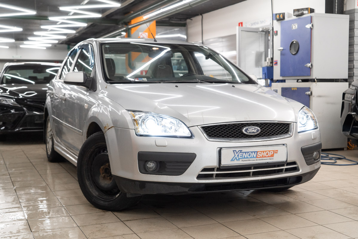 Установка LED-линз в фары Форд Фокус (Ford Focus) 2006 года - Установка ...